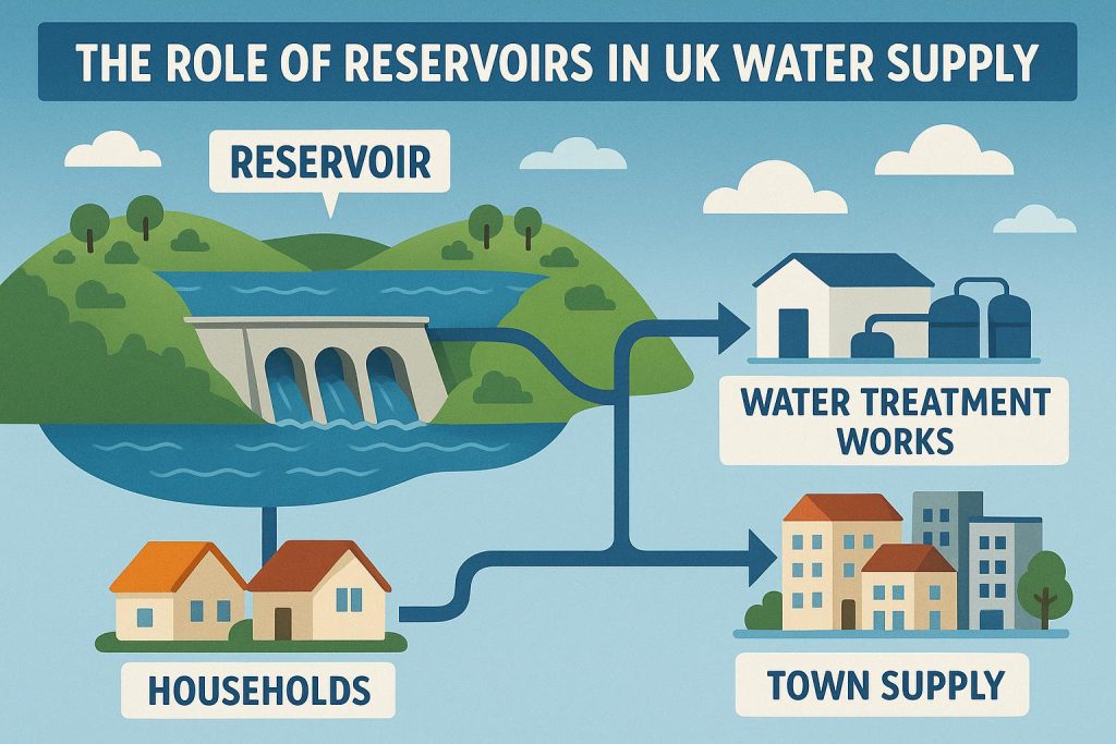 The role of reservoirs in UK water supply